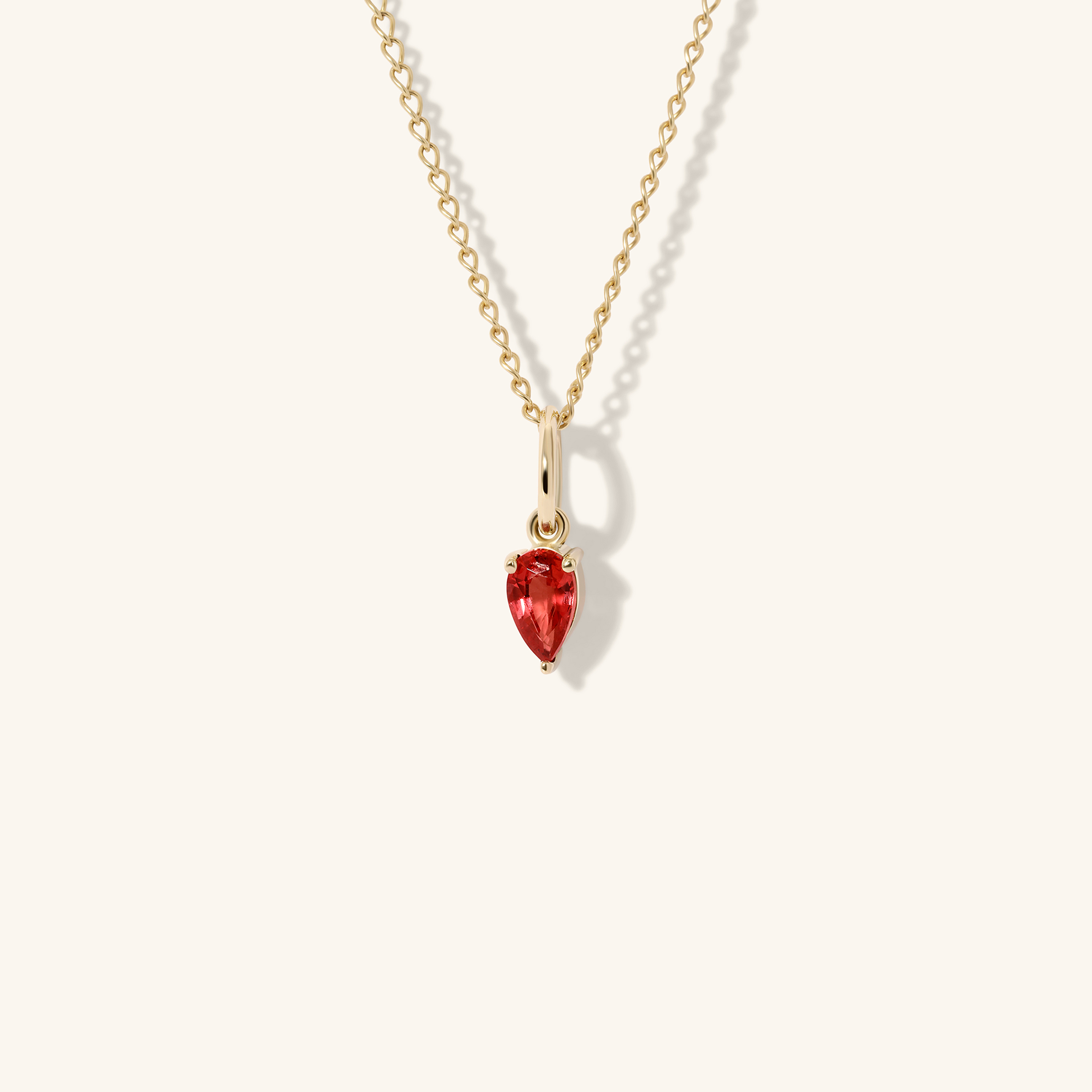 Pear Shaped Ruby Pendant PEAR RUBY PENDANT | Se Fine Jewelry